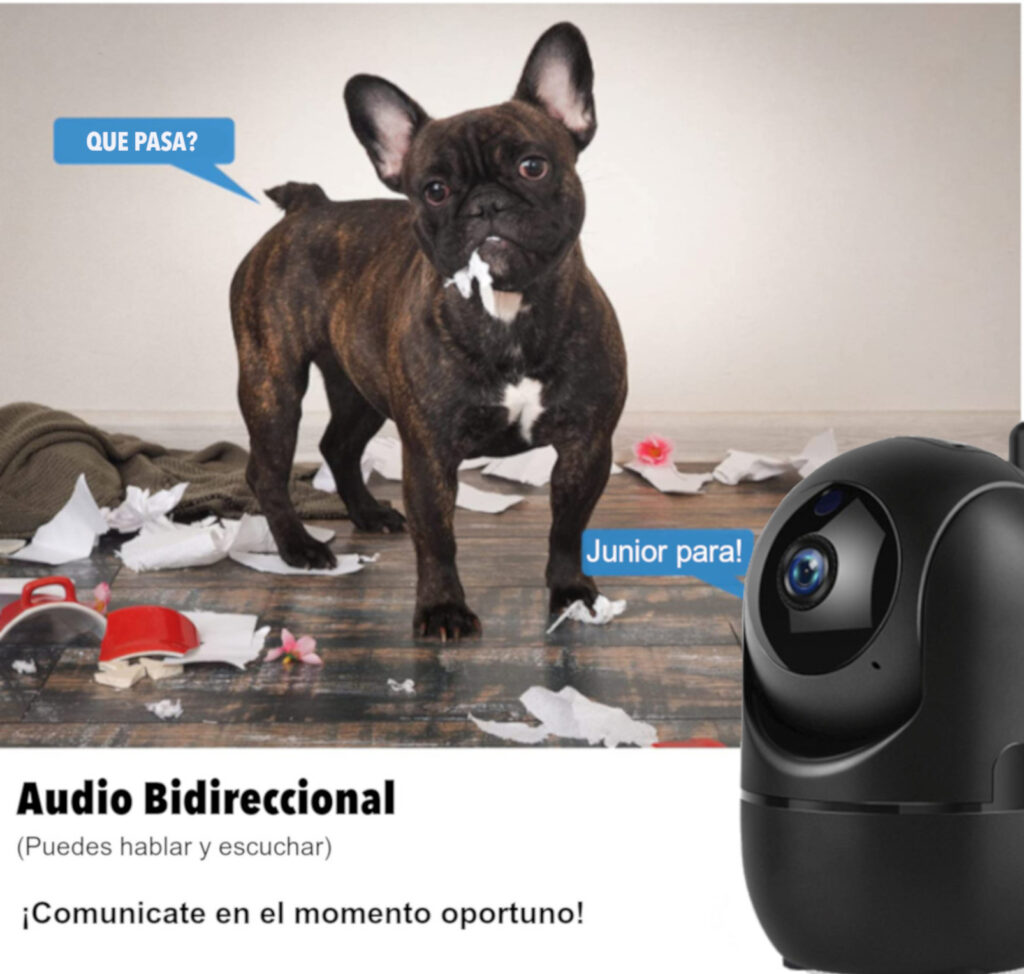 Cámara Vigilancia WiFi Interior, Cámara IP 1080P con Detección de ...